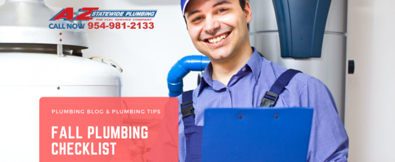 Fall Plumbing Checklist - A to Z Statewide Plumbing, Inc.