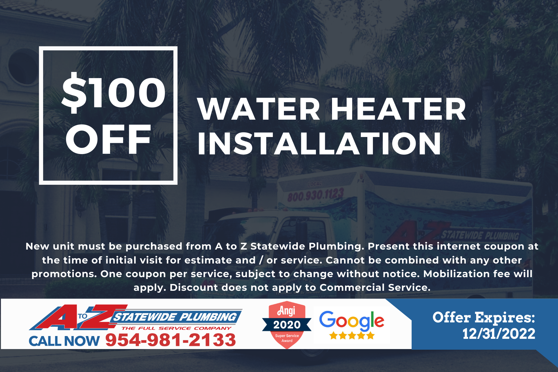 Plumbing Coupons - Plumber Promotion - Miami Hollywood, FL