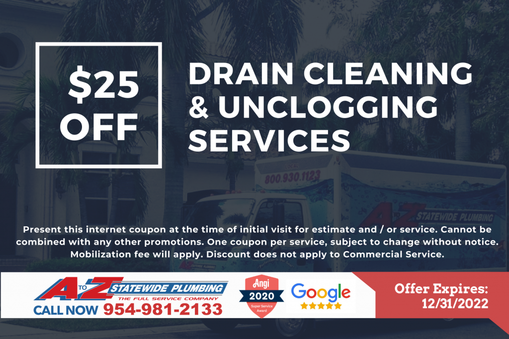 Plumbing Coupons - Plumber Promotion - Miami Hollywood, FL