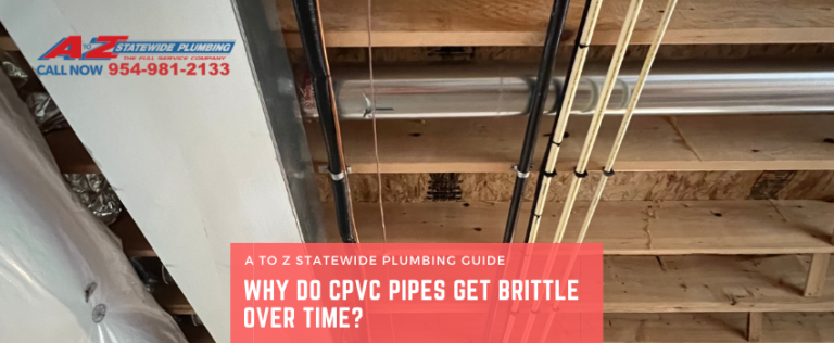Why do CPVC pipes get brittle over time?